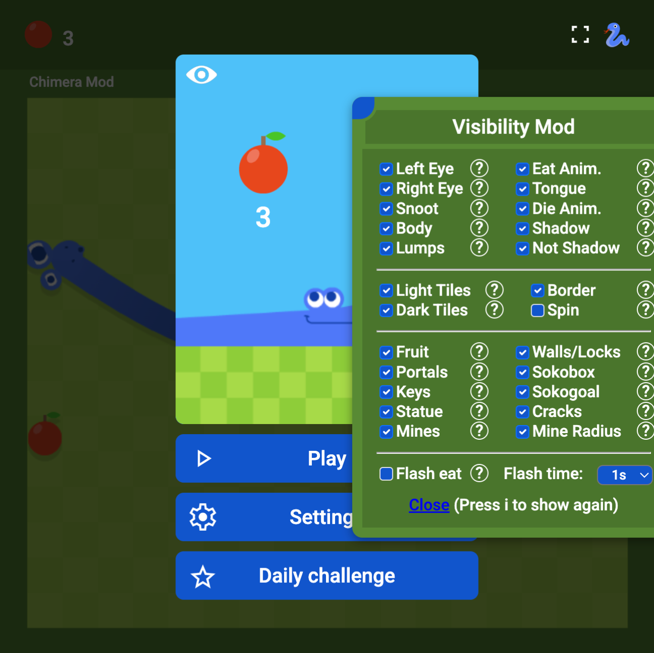 Google Snake Mods - Play online